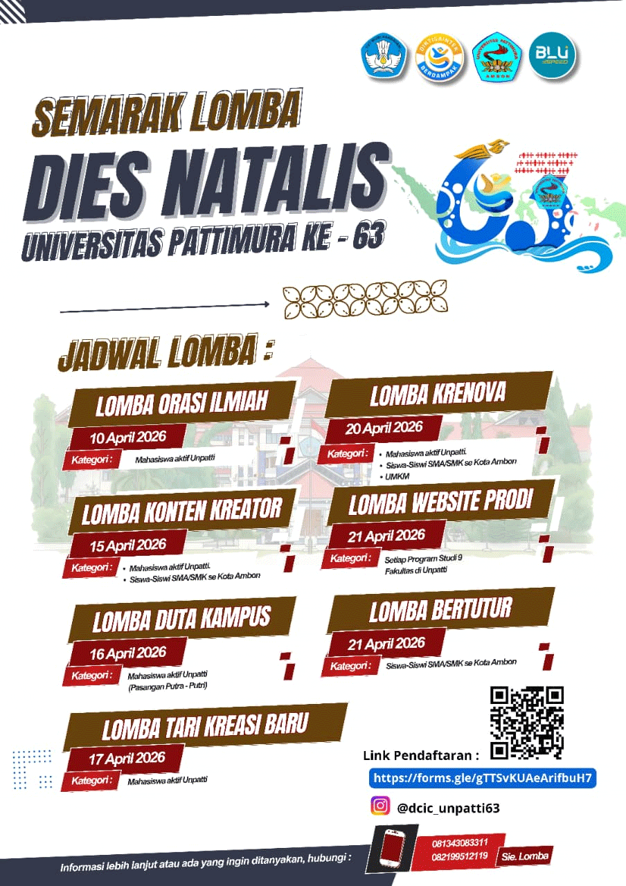 Berbagai Lomba Digelar Peringati Dies Natalis ke-63 Unpatti - ZonaInfo